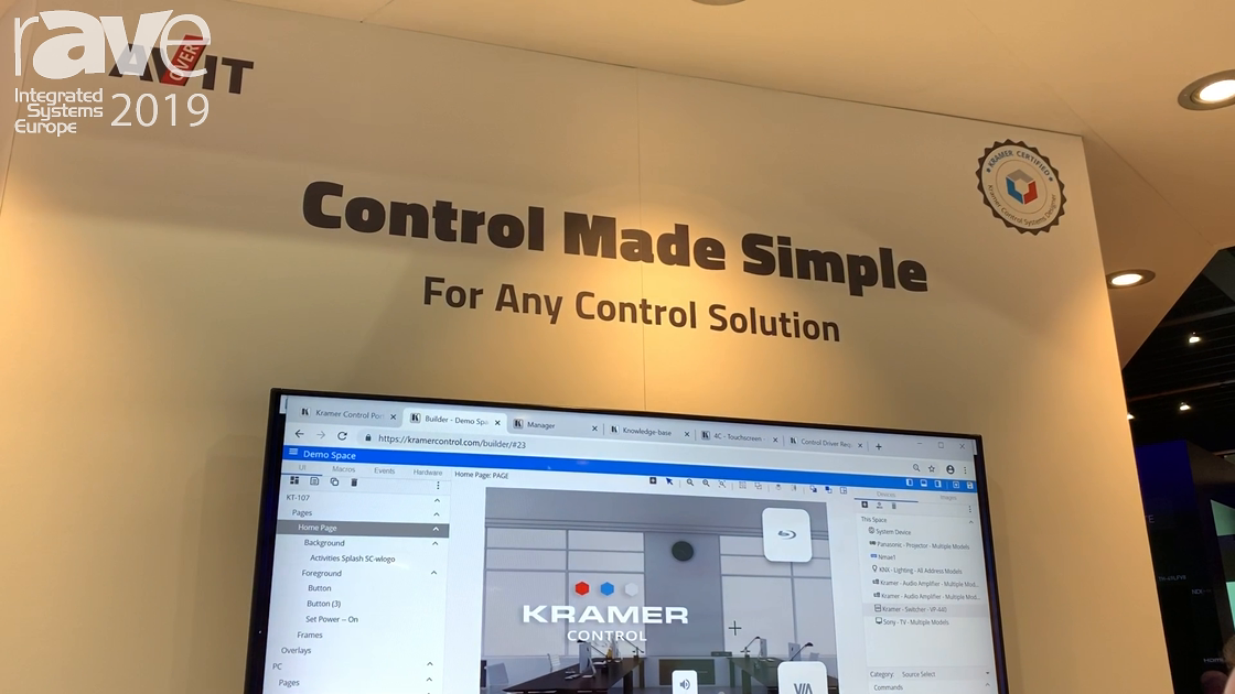ISE 2019: Kramer Demos Kramer Control Cloud–Based Control and ...