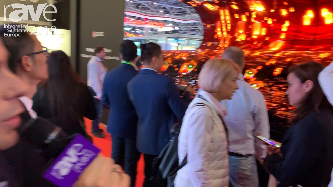 ISE 2019: LG Shows OLED Open Frame in Amazing, Immersive Waterfall ...