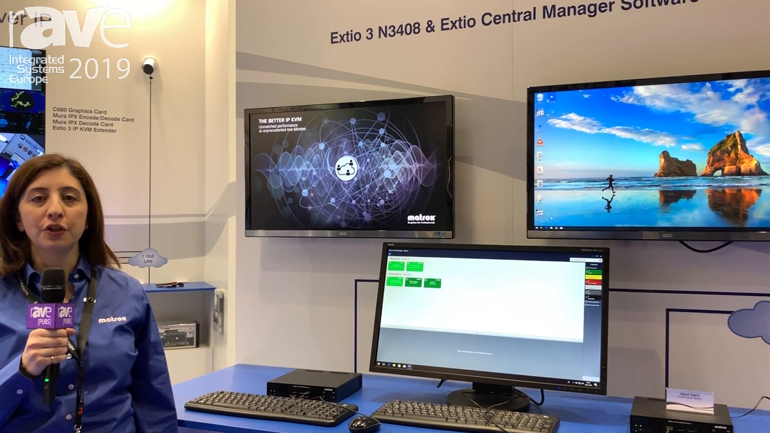 ISE 2019: Matrox Showcases the Extio 3 KVM Extender – rAVe [PUBS]