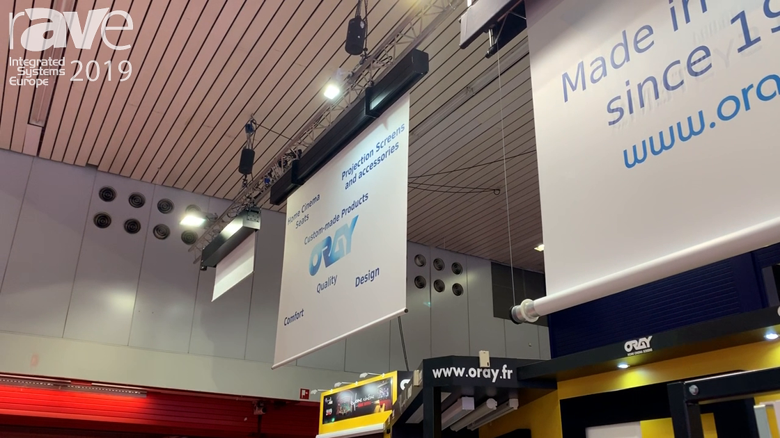 ISE 2019: ORAY Has Large Range of Custom Projection Screen – rAVe [PUBS]
