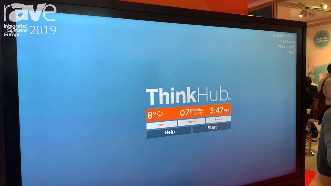 ISE 2019: T1V Showcases Its Flagship ThinkHub Collaboration System With ...
