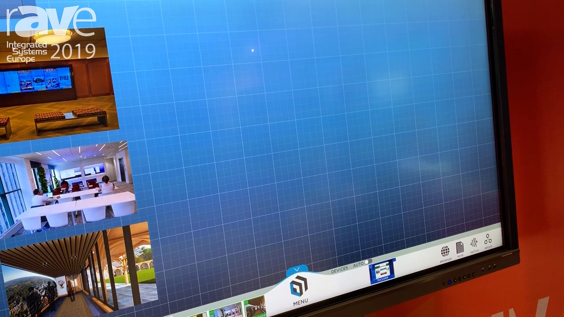 ISE 2019: T1V Demos ThinkHub xCanvas With Extended Canvas for Collaboration Across Multiple ...