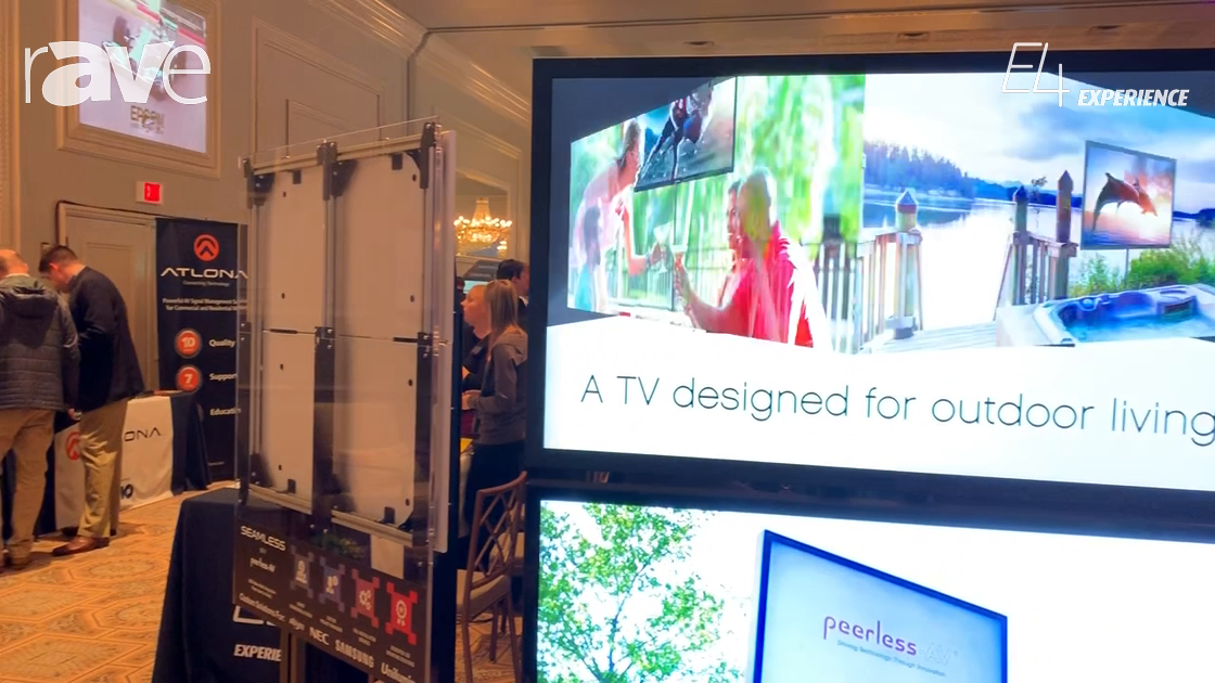 E4 Experience: Peerless-AV Highlights New Xtreme High Bright Outdoor Displays – rAVe [PUBS]