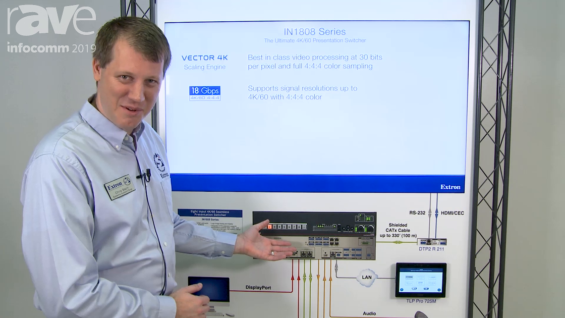 InfoComm 2019: Extron Shows Off Its IN1808 Series of Switcher/Scalers ...