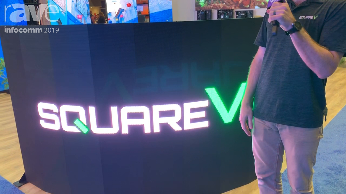 InfoComm 2019: SquareV Presents V Curve LED Display with 10-Degree ...