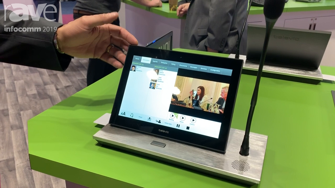 InfoComm 2019: Televic Conference Shows uniCOS Tabletop Multimedia Unit for Meetings – rAVe [PUBS]