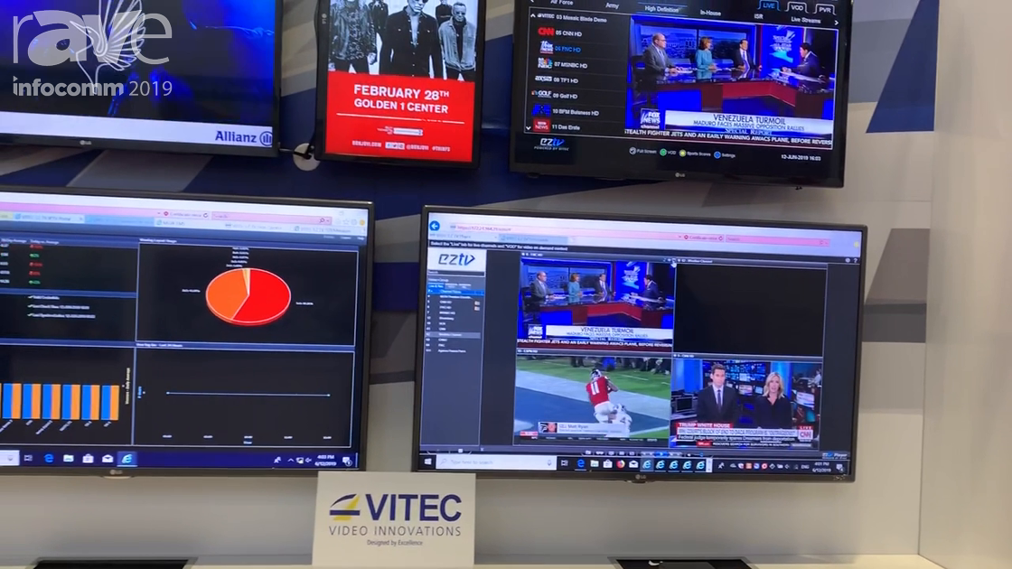 InfoComm 2019: VITEC Presents EZ TV IPTV and Digital Signage Platform – rAVe [PUBS]
