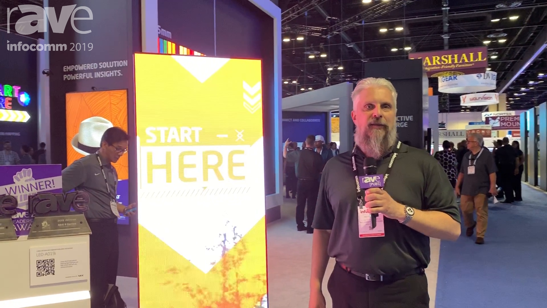 InfoComm 2019: NEC Display Demos Mobile LED A019 Poster Display – rAVe ...