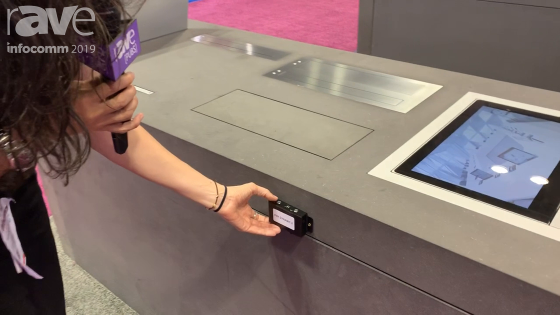 InfoComm 2019: Arthur Holm Shows Off Dynamic X2 KM Retractable Motorized Monitors – rAVe [PUBS]