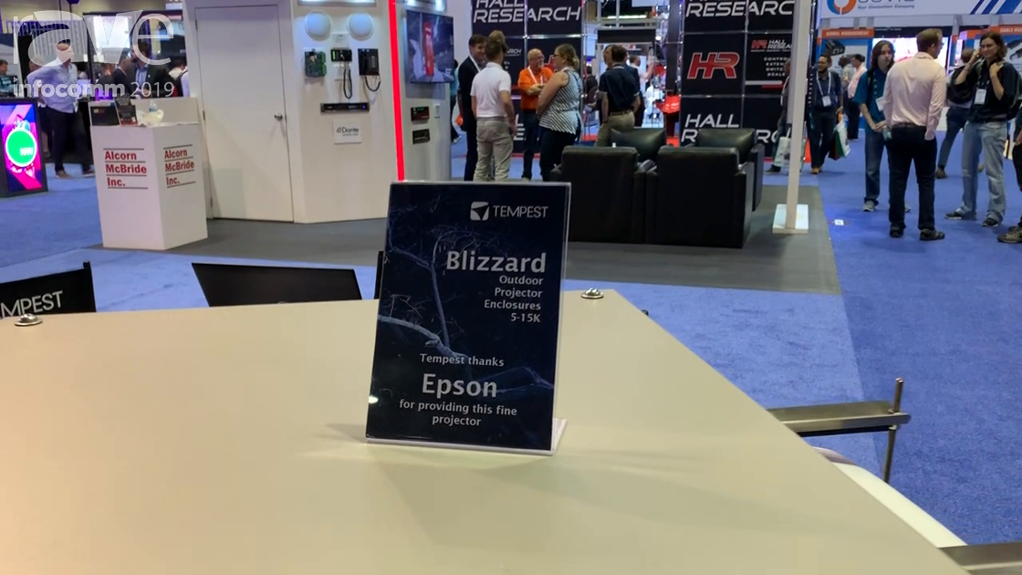 InfoComm 2019: Tempest Showcases Blizzard Outdoor Projector Enclosure ...