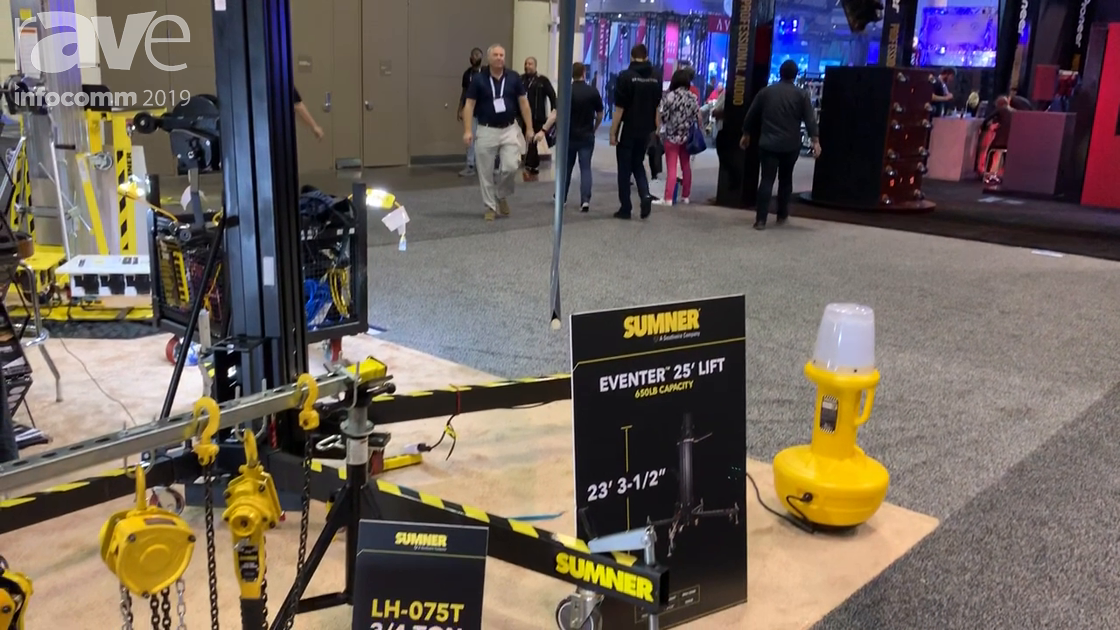InfoComm 2019: Southwire Showcases Sumner Eventer 25, a 25-Foot Lift ...