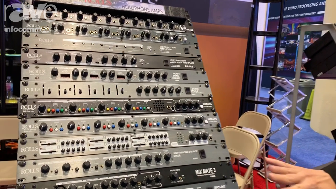 InfoComm 2019: Rolls Corporation Intros the RM 316 Three-Zone Audio ...