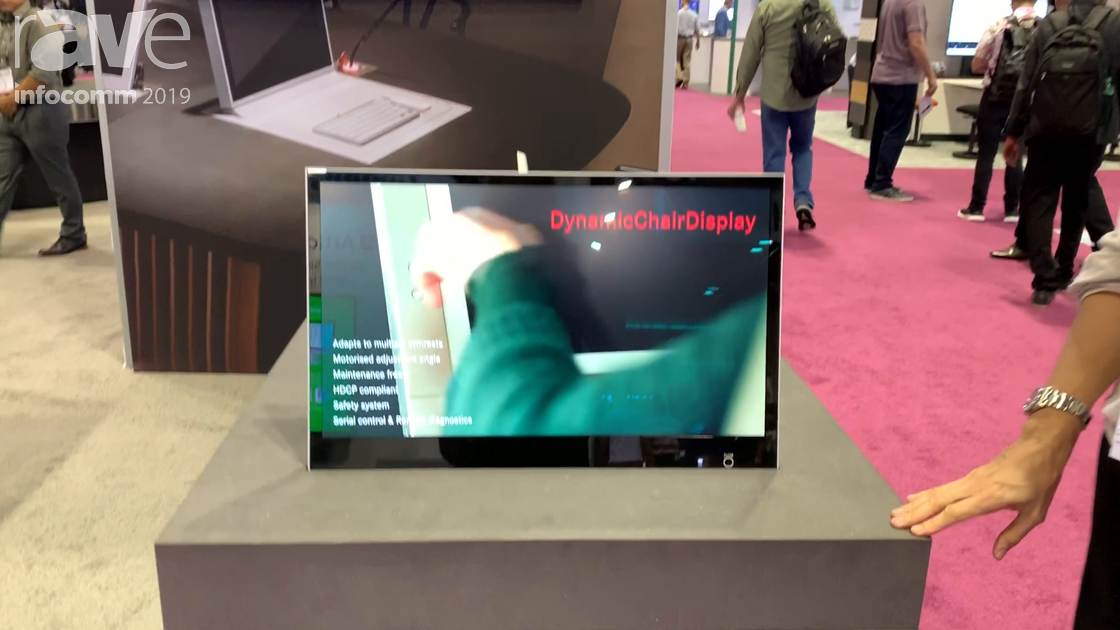 InfoComm 2019: Arthur Holm Features Its DB2 Extremely Thin Retractable, Angled, Motorized ...