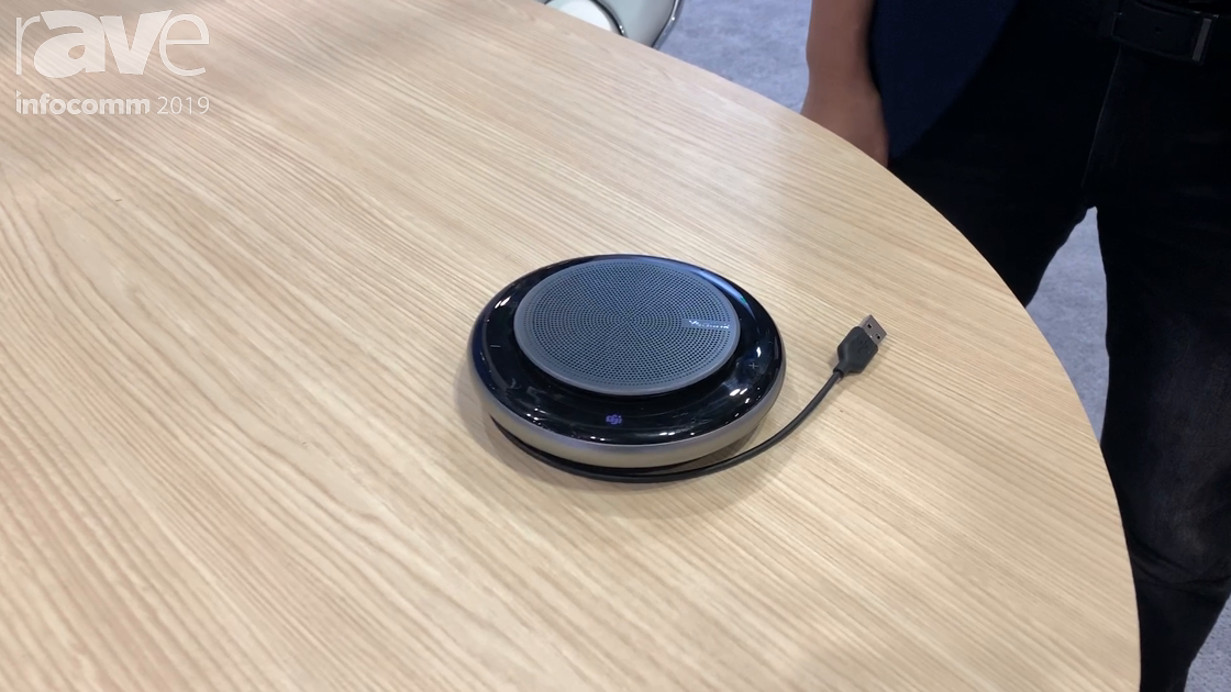InfoComm 2019: Yealink Shows CP900 USB Puck Speakerphone for Personal ...