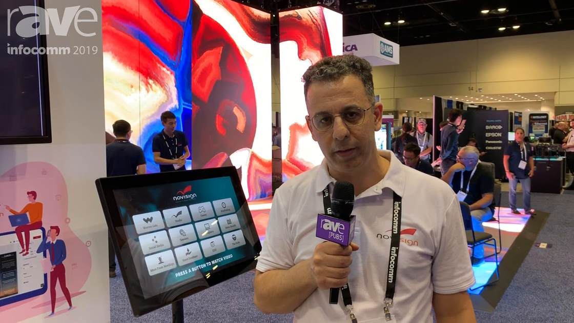 InfoComm 2019: NoviSign Demos NoviSign Software Using IAdea Touch ...
