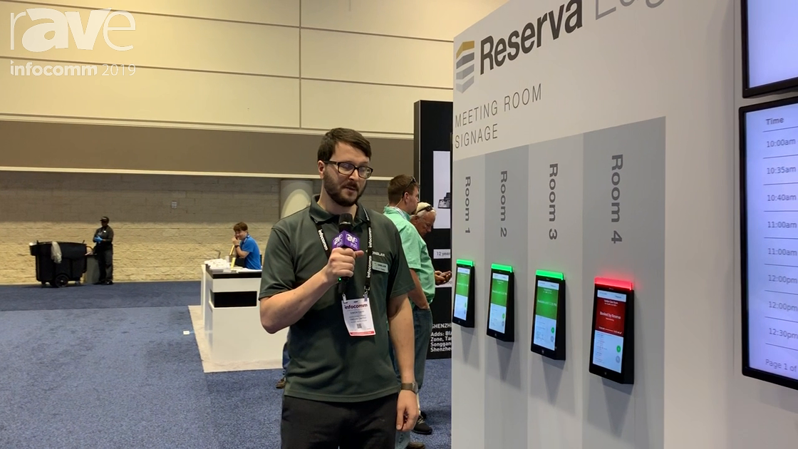 InfoComm 2019: Onelan Reveals Its Reserva Edge Room Signs – rAVe [PUBS]