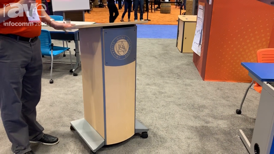 InfoComm 2019: Spectrum Industries Intros New Slim, Rolling Lectern ...