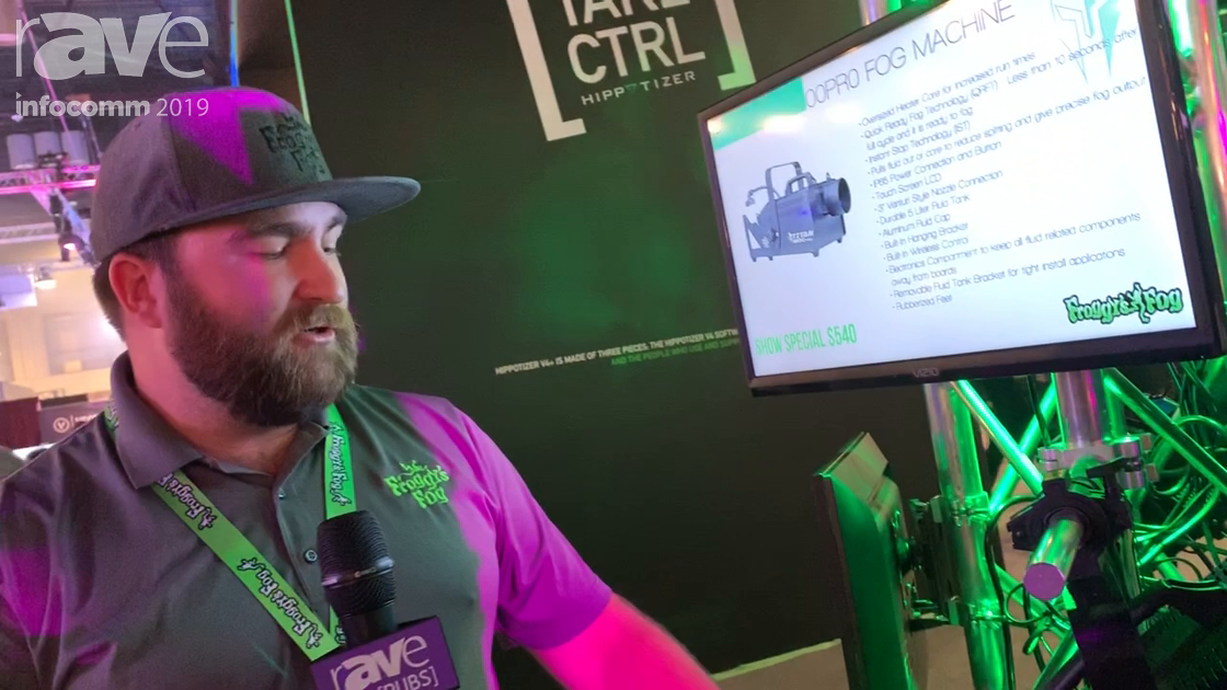 InfoComm 2019: Froggy’s Fog Shows FFM-Titan-1800-PRO Fog Machine With ...