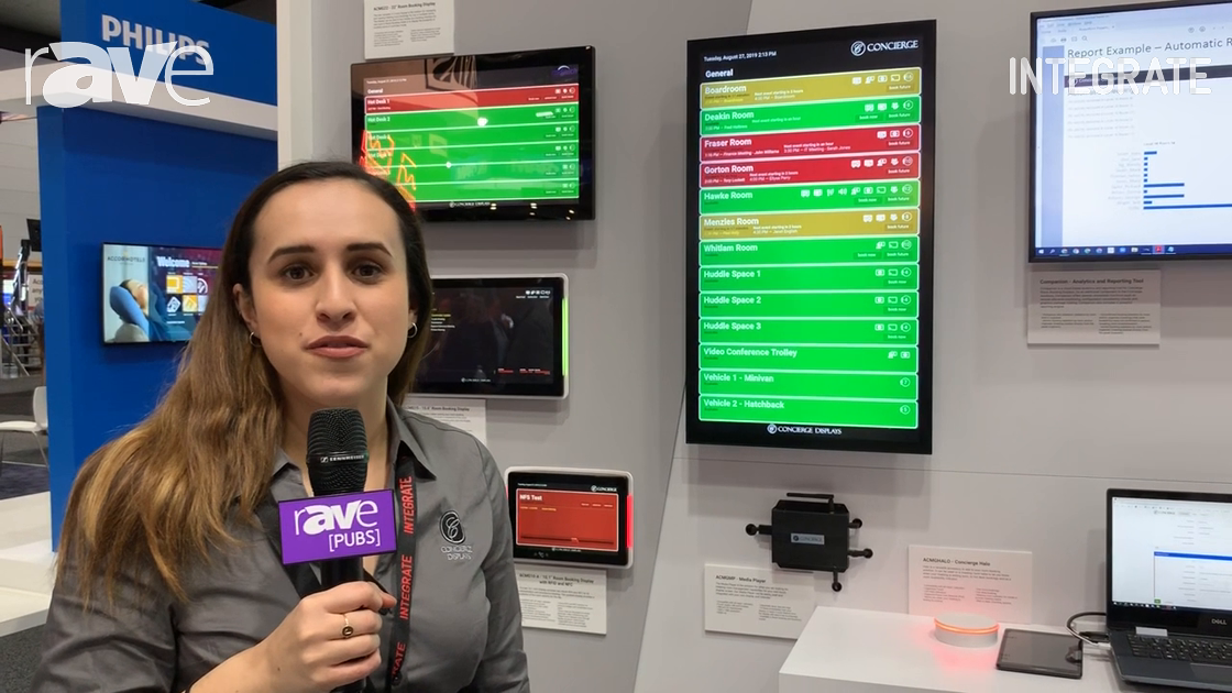 Integrate 2019: Concierge Displays Shows Room Booking Displays with ...