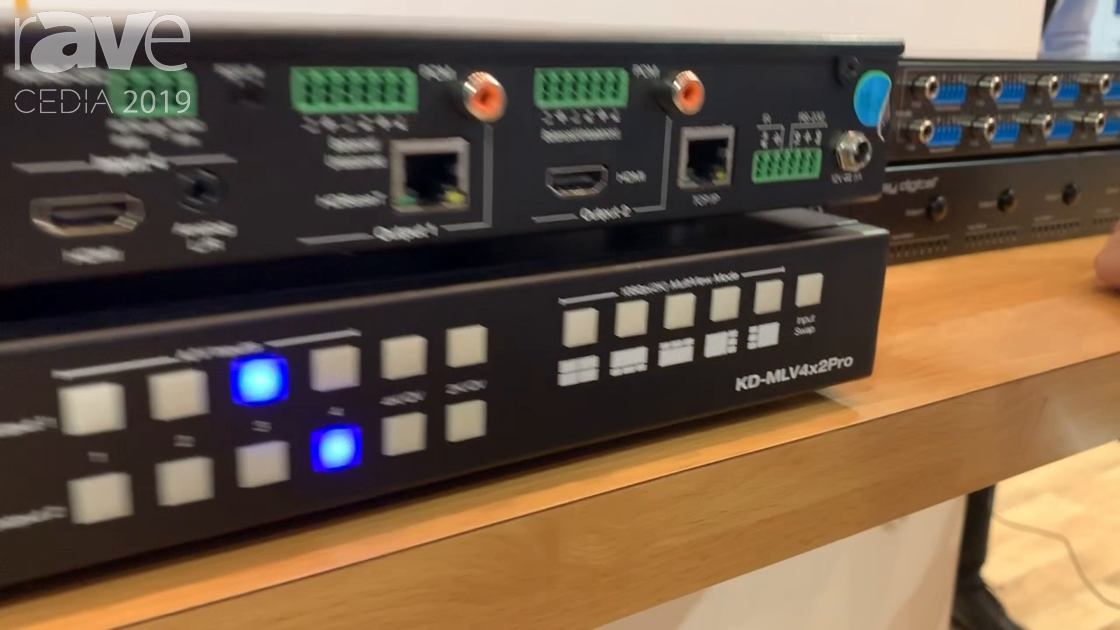 CEDIA 2019: Key Digital Presents KD-MLV4x2Pro Seamless Scaler Matrix ...