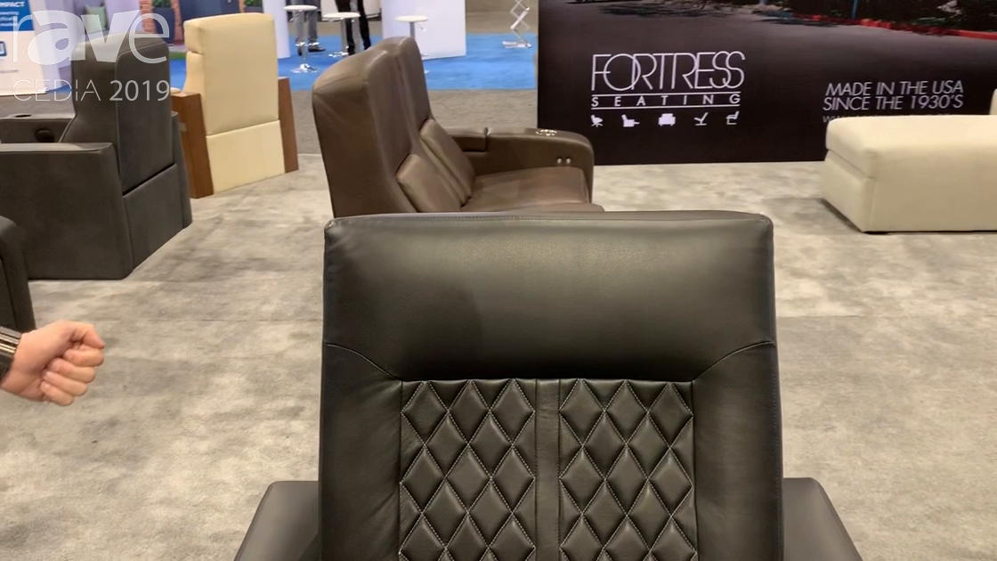 CEDIA 2019: Fortress Seating Shows Off Custom Home Theater Seating ...