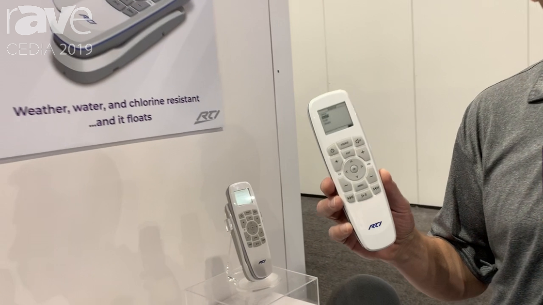 CEDIA 2019: RTI Demos U3 Waterproof Remote Control for Outdoor ...