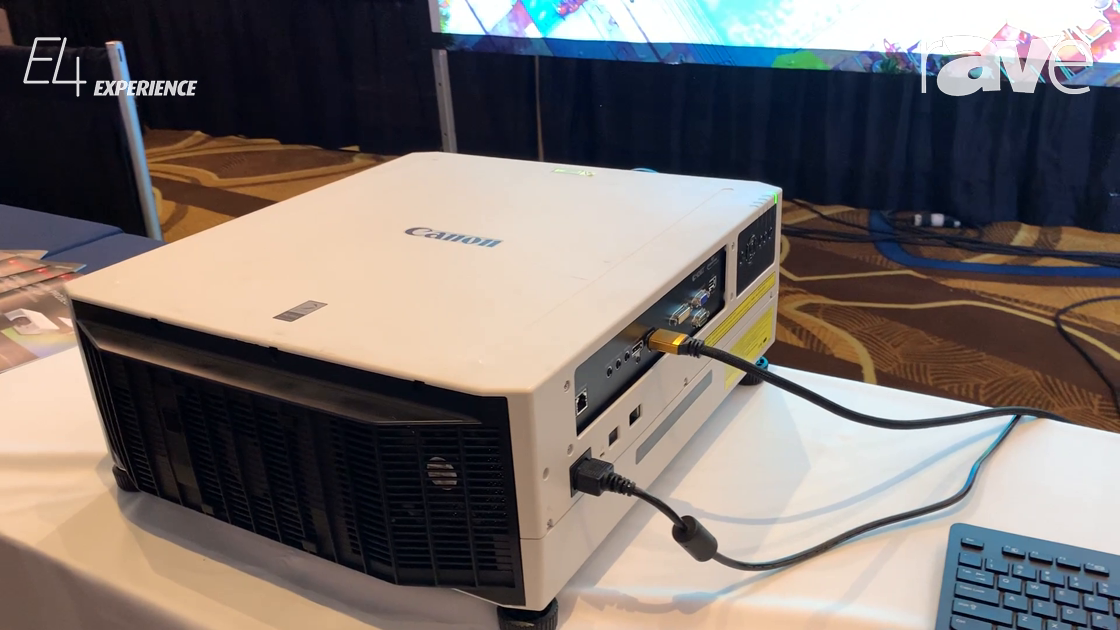 E4 Experience: Canon Shows REALiS WUX7000Z LCoS Projector for Higher Ed ...