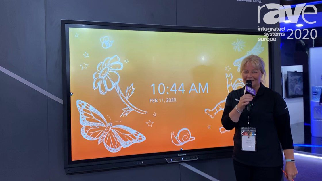 ISE 2020: Promethean Demos 86-Inch ActivPanel Titanium Interactive ...