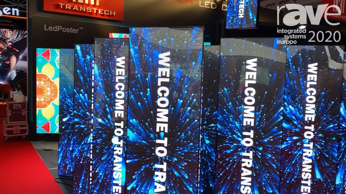 ISE 2020: TransTech LED Showcases iPoster Indoor LED Posters – rAVe [PUBS]