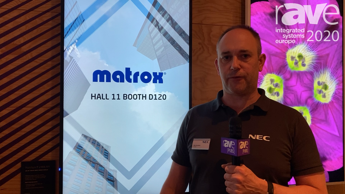 ISE 2020: NEC Display Partners With Matrox for AV-Over-IP Streaming via ...