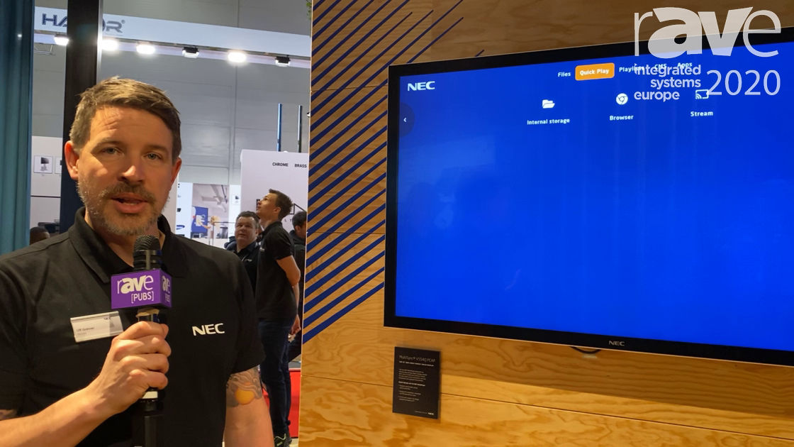 ISE 2020: NEC Display Ships Raspberry Pi Media Player – rAVe [PUBS]