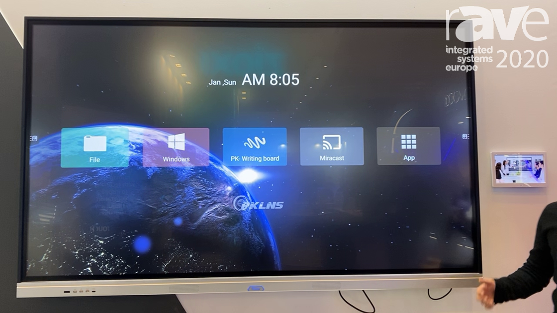 ISE 2020: PKLNS Describes PK-Prospace K Series Interactive Flat Panel Display – rAVe [PUBS]