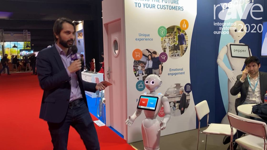 ISE 2020: SoftBank Robotics Europe Demos Pepper the Humanoid Robot ...
