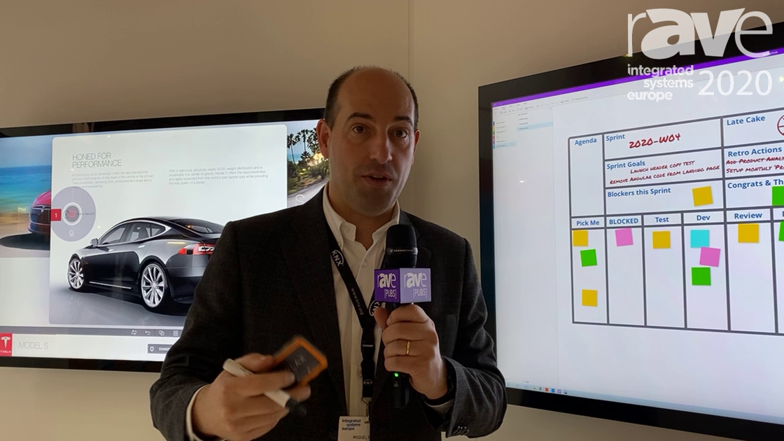 ISE 2020: DISPLAX Demos Sense Whiteboard Touch Screen Solution with ...