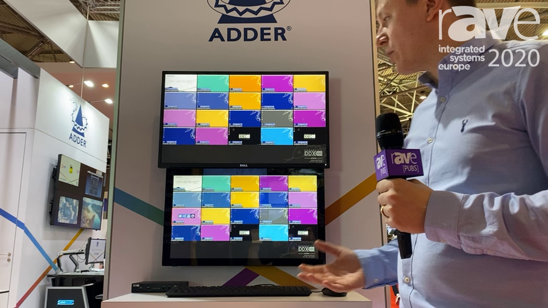 ISE 2020: Adder Technology Intros KVM Matrix ADDERView DDX Platform with Touch Screen Control ...