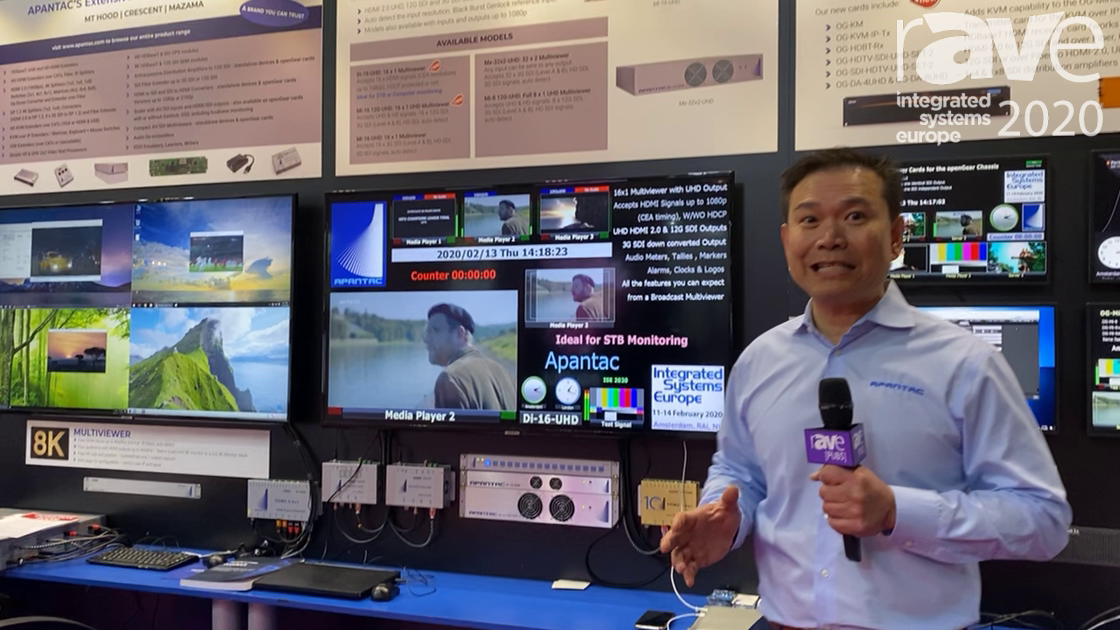 ISE 2020: Apantac Features the Di-16-UHD Multiviewer That Outputs 16 ...