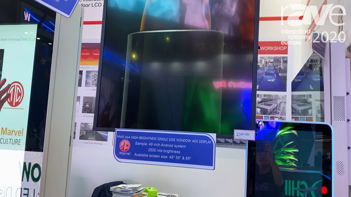 ISE 2020: Marvel Technology Shows Off MWE664 LCD Digital Signage ...