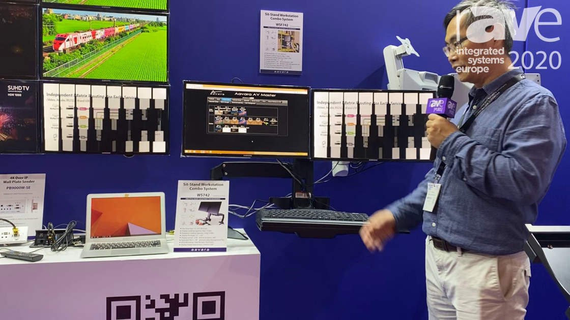 ISE 2020: Aavara Shows Off Its Sit-Stand Workstation Combo System ...
