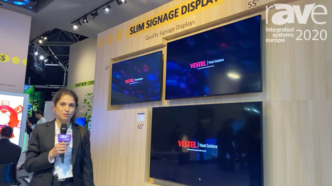 ISE 2020: VESTEL Shows Off Its Slim Signage and UH Professional 24/7 ...