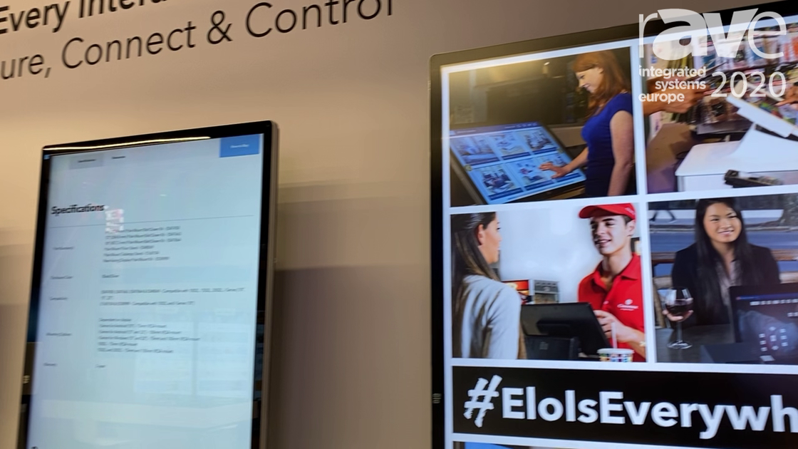 ISE 2020: Elo Showcases Unified Architecture Digital Signage Display ...