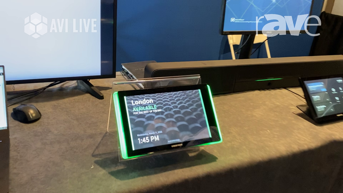 AVI LIVE: Crestron Showcases Touch Screen Room Scheduling Panel for ...
