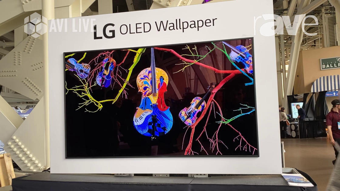 AVI LIVE: LG Features OLED 55-Inch Wallpaper Display for Digital ...