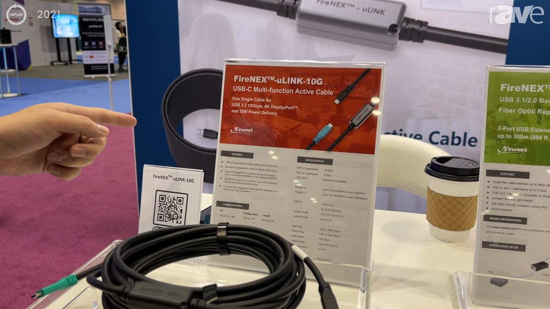 InfoComm 2021: Newnex Intros FireNEX uLINK 10G USB-C Multi-Function ...