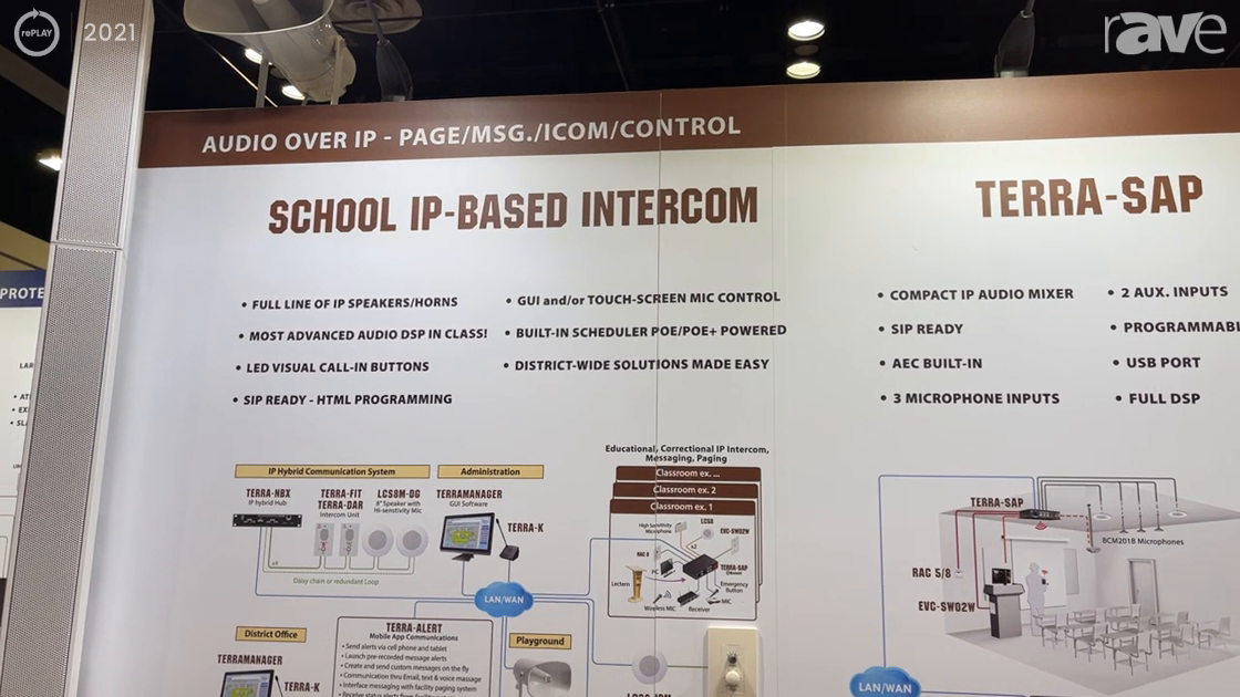 InfoComm 2021: Penton Audio Overviews Its TERRACOM Serverless IP-Based Intercom System for ...