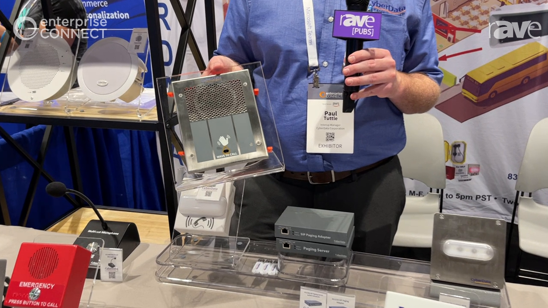 EC 2022: CyberData Corporation Intros 011530 SIP Hand Wave Indoor ...