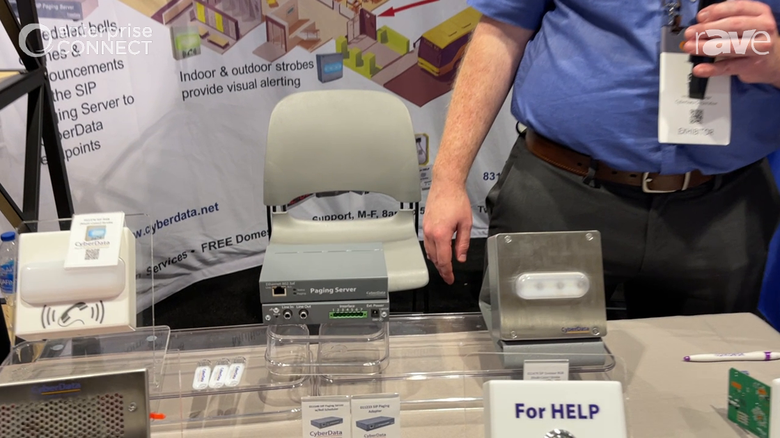 EC 2022: CyberData Presents 011146 SIP Paging Server With Built-In Bell ...