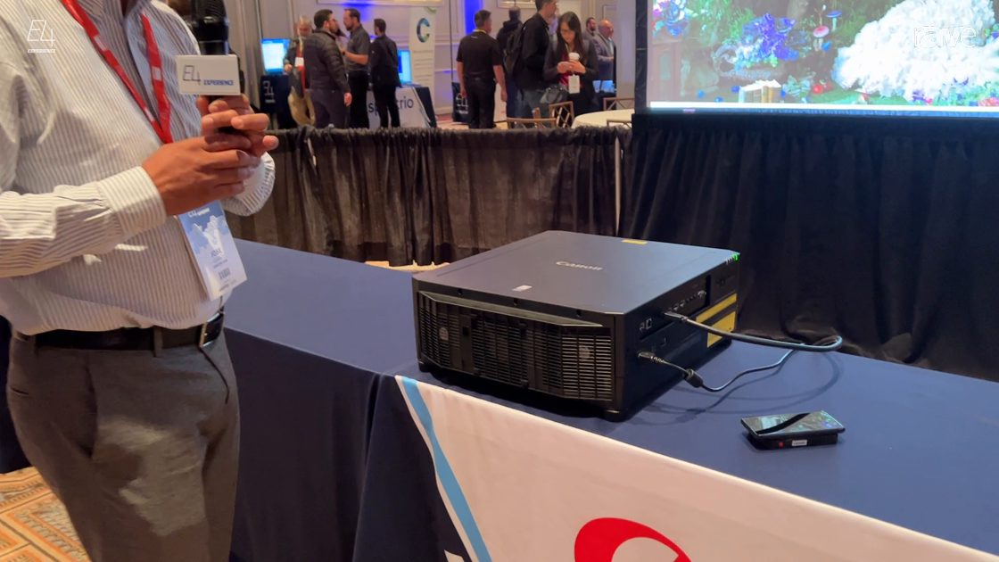 E4 Experience: Canon Showcases 6000 Lumen True 4K Projector – rAVe [PUBS]