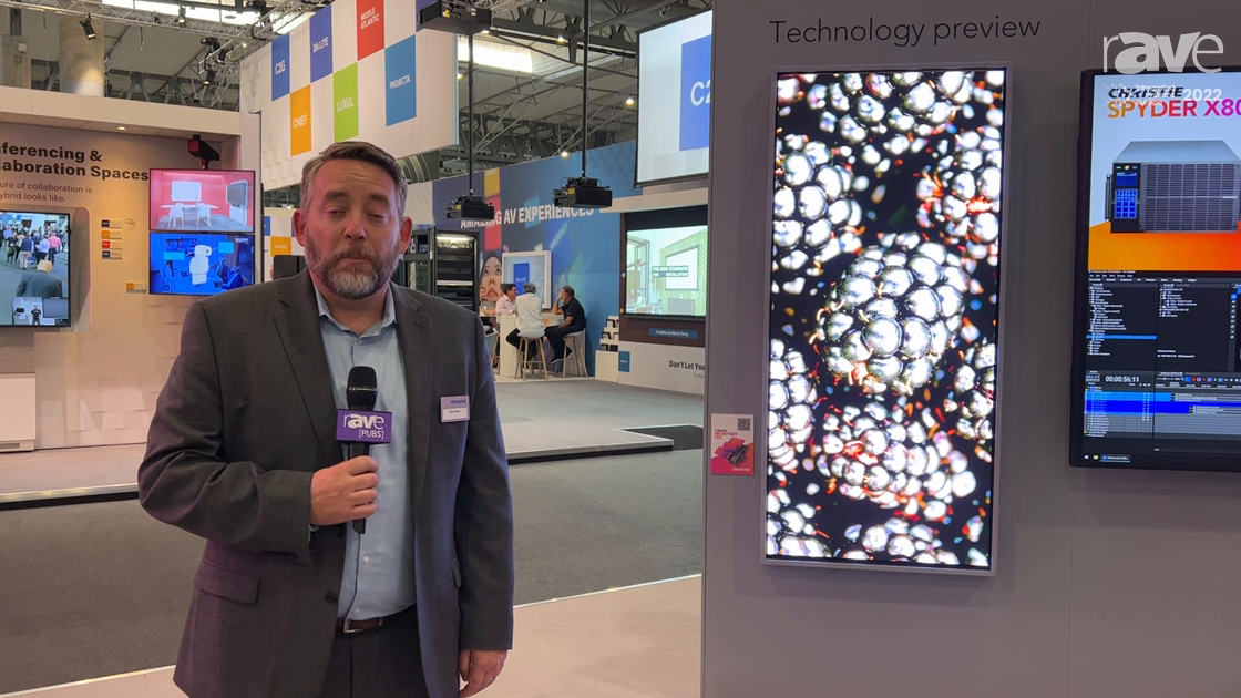 ISE 2022: Christie Demos MicroTiles LED Video Wall Solution, Including ...