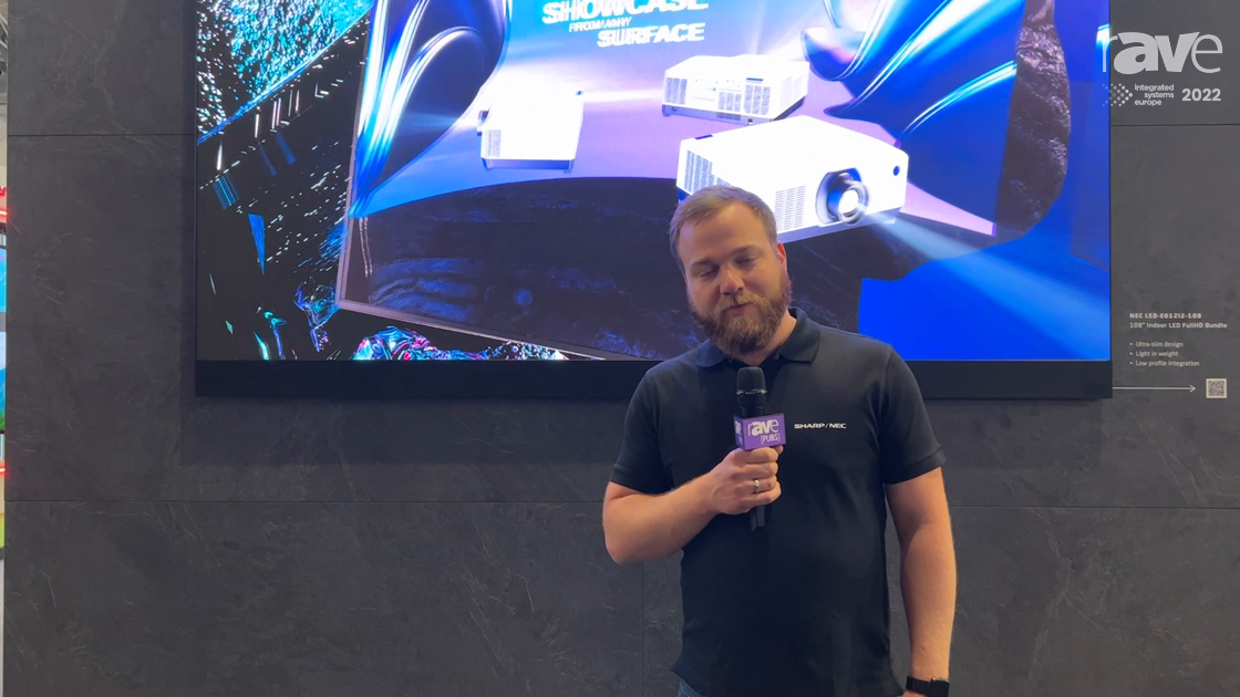 ISE 2022: Sharp/NEC Shows E Series Indoor dvLED Displays With ...