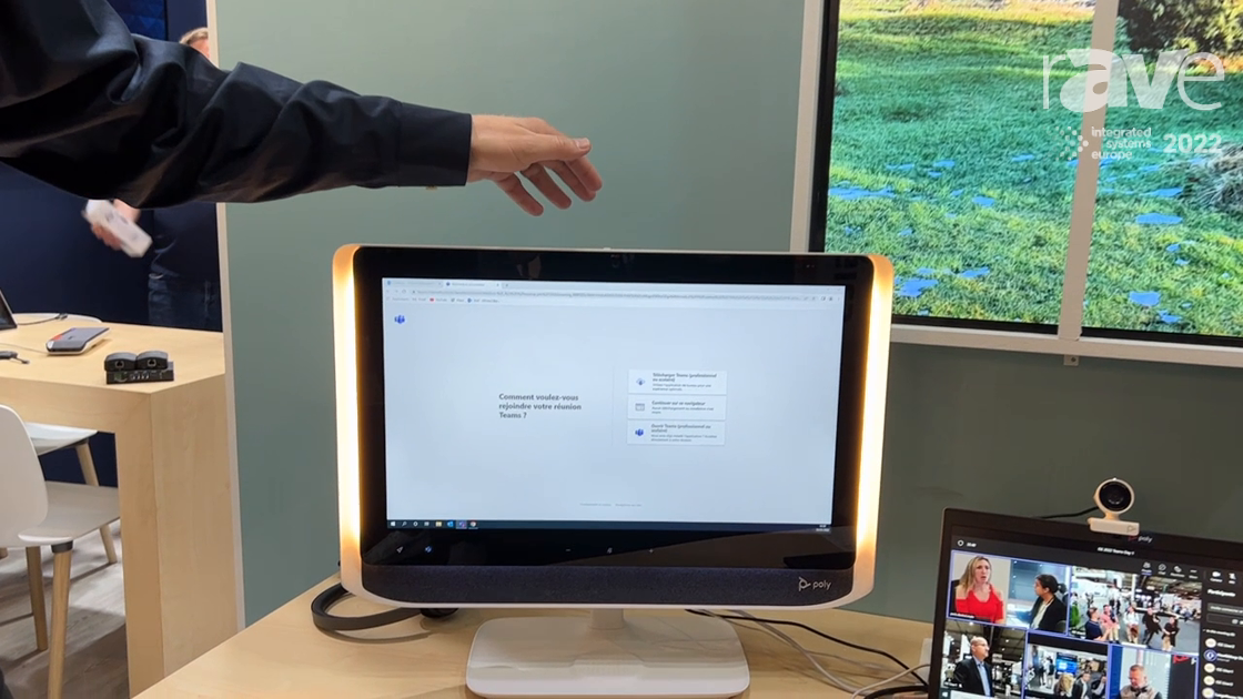 ISE 2022: Poly Highlights Poly Studio P21 Personal Meeting Display ...